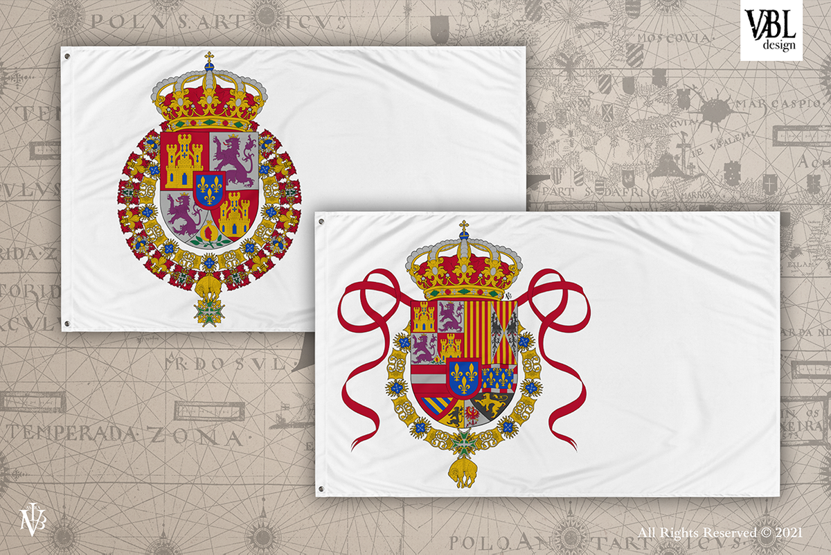Bandera de los Borbones (d.1700) – V.Lastra.design